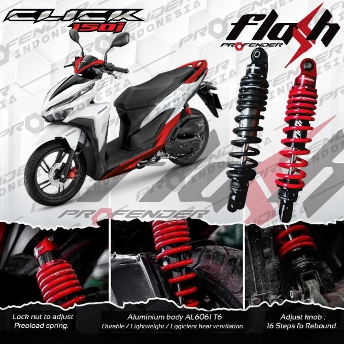 Jual Flash Series - Suspensi Shock Sockbreaker Profender Motor Bike ...