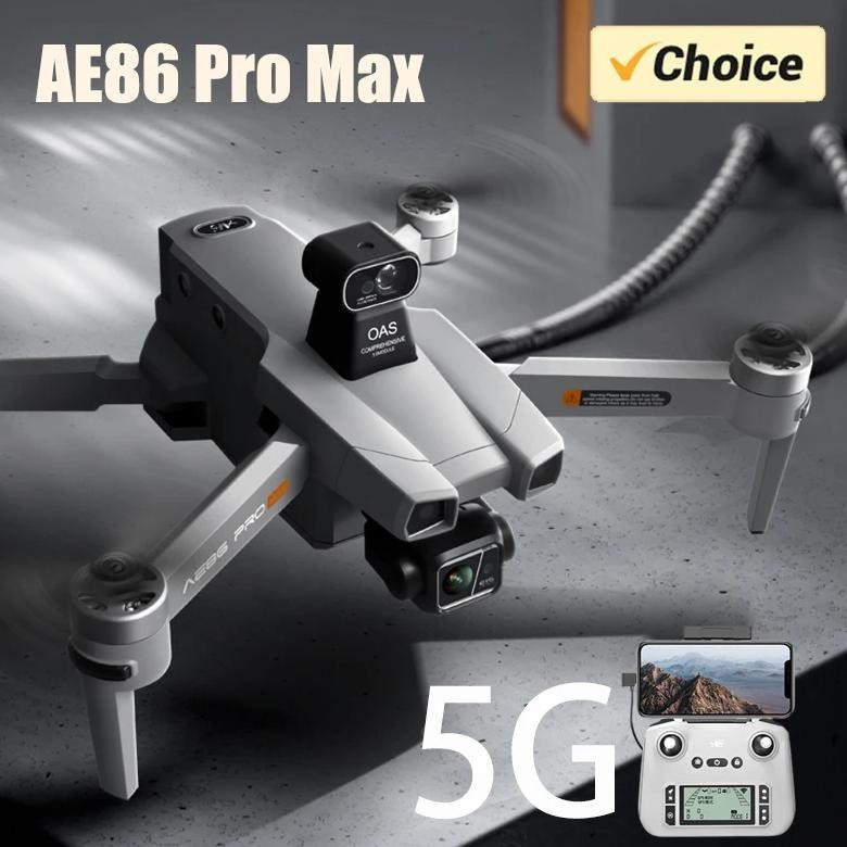 Jual new ae86 pro max 8k professional hd aerial dual-camera 5g drone ...