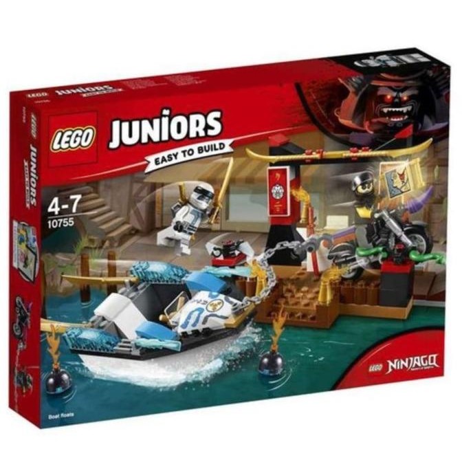 Jual LEGO Juniors Ninjago-10755 Zane's Ninja Boat Pursuit Set Kid Toy ...