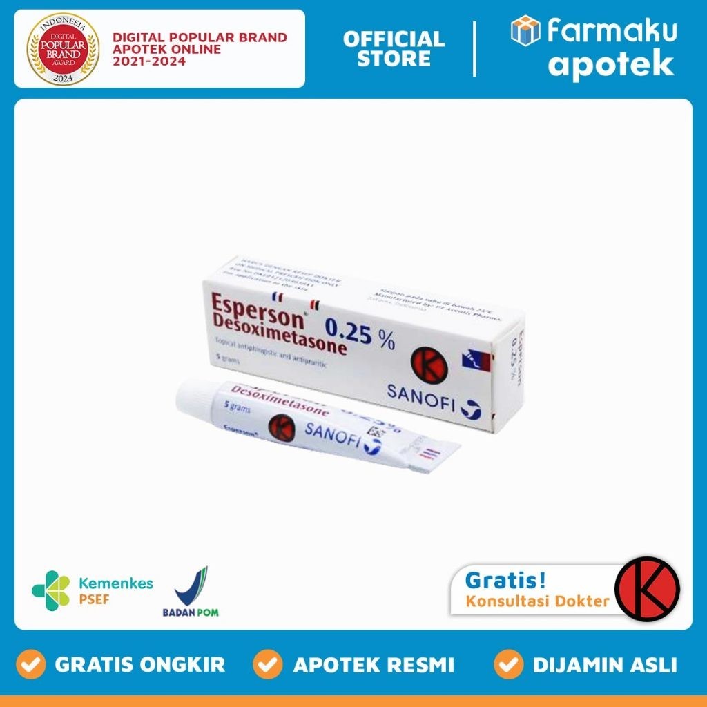 Jual Esperson Cream 5 gr Tube - TMG | Shopee Indonesia