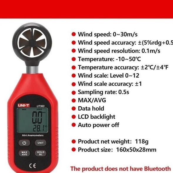 Jual Alat Uur Ecepatan Angin Untu Menghitung Dan Menguur Laju Udara ...