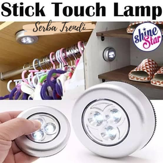 Jual Stick touch lamp | stick and click | Lampu Tempel LED Darurat ...