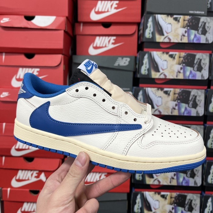 Jual Travis Scott x Fragment x Air Jordan 1 Low OG - Reverse Military ...