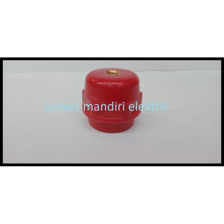 Jual DISKON ISOLATOR LISTRIK BUSBAR MERAH SM-25M6 / ISOLATOR 25 BAUT 6 ...