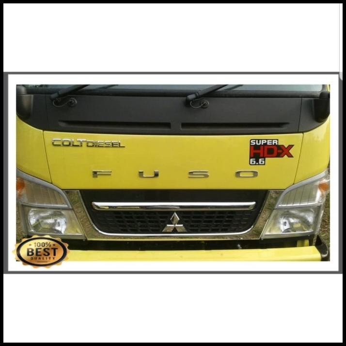 Jual GRATIS ONGKIR EMBLEM FUSO CHROME SMALL / LOGO FUSO TRUK / LOGO ...