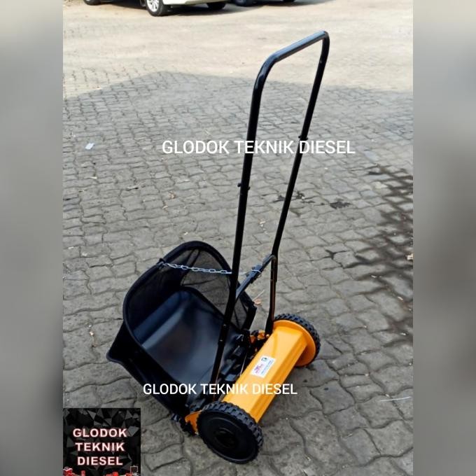 Jual MESIN POTONG RUMPUT DORONG MANUAL 16" / HAND PUSH REEL MOWER 16 ...