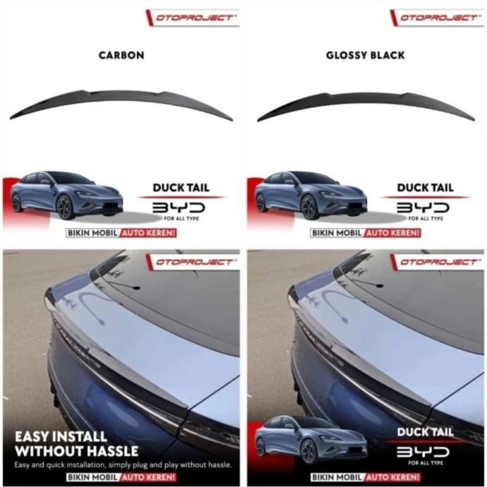 Jual Duck Tail/ Duck Tail Spoiler Bagasi Belakang Byd Seal Otoproject ...