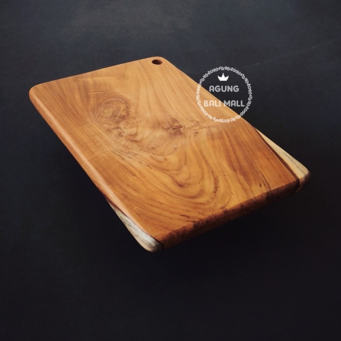 Jual Best Talenan kayu jati/teak cutting board/talenan kayu lubang ...