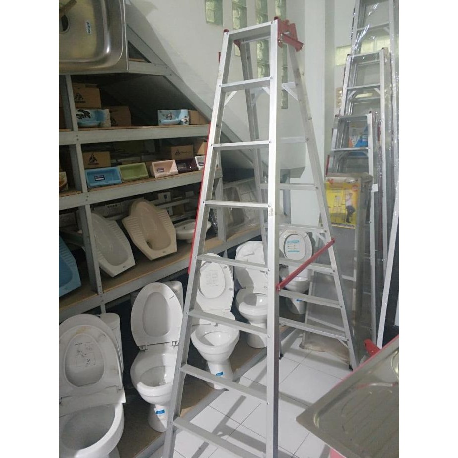 Jual monggo] Tangga Lipat / Tangga Aluminium / Tangga Alumunium / 3M/2. ...