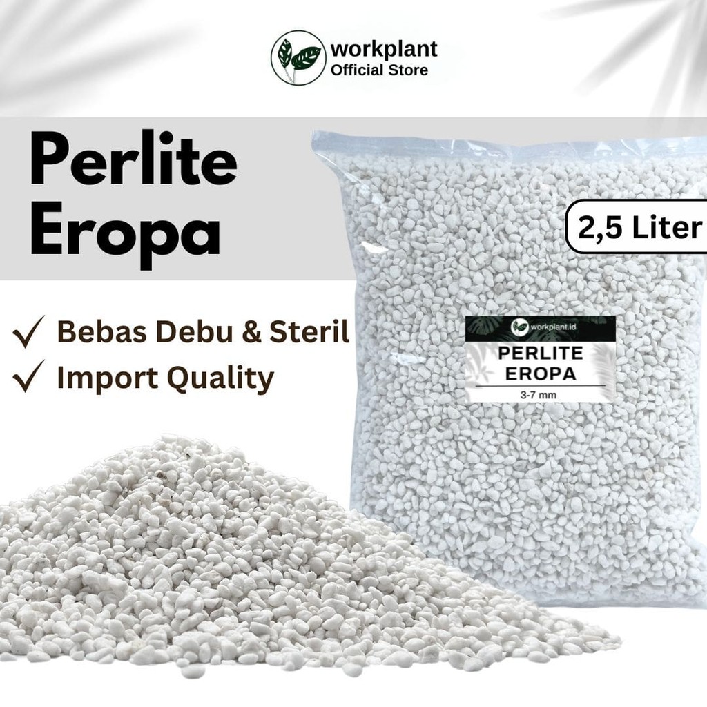 Jual Workplant - Perlite Eropa 3-7mm Media Tanam Porous Untuk Kaktus ...