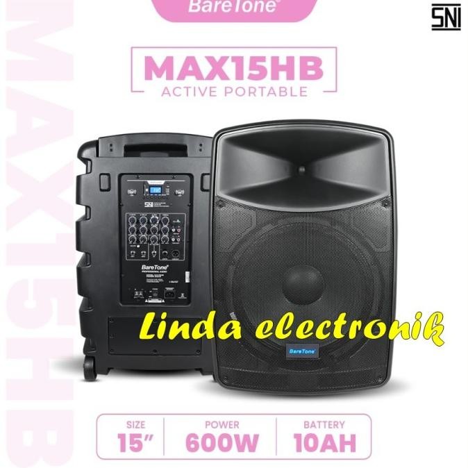 Jual speaker meeting wireless baretone max15 hb max15hb max 15hb 15 inch | Shopee Indonesia