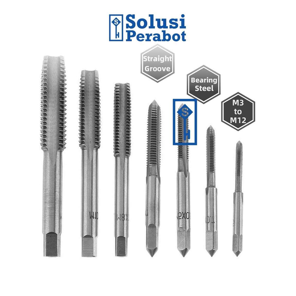 Jual Hand Tap 7in1 M3-M12 AI63 SP / Taps Handtap / Tangan Drat Senai / Hentep Alat Mata | Shopee ...