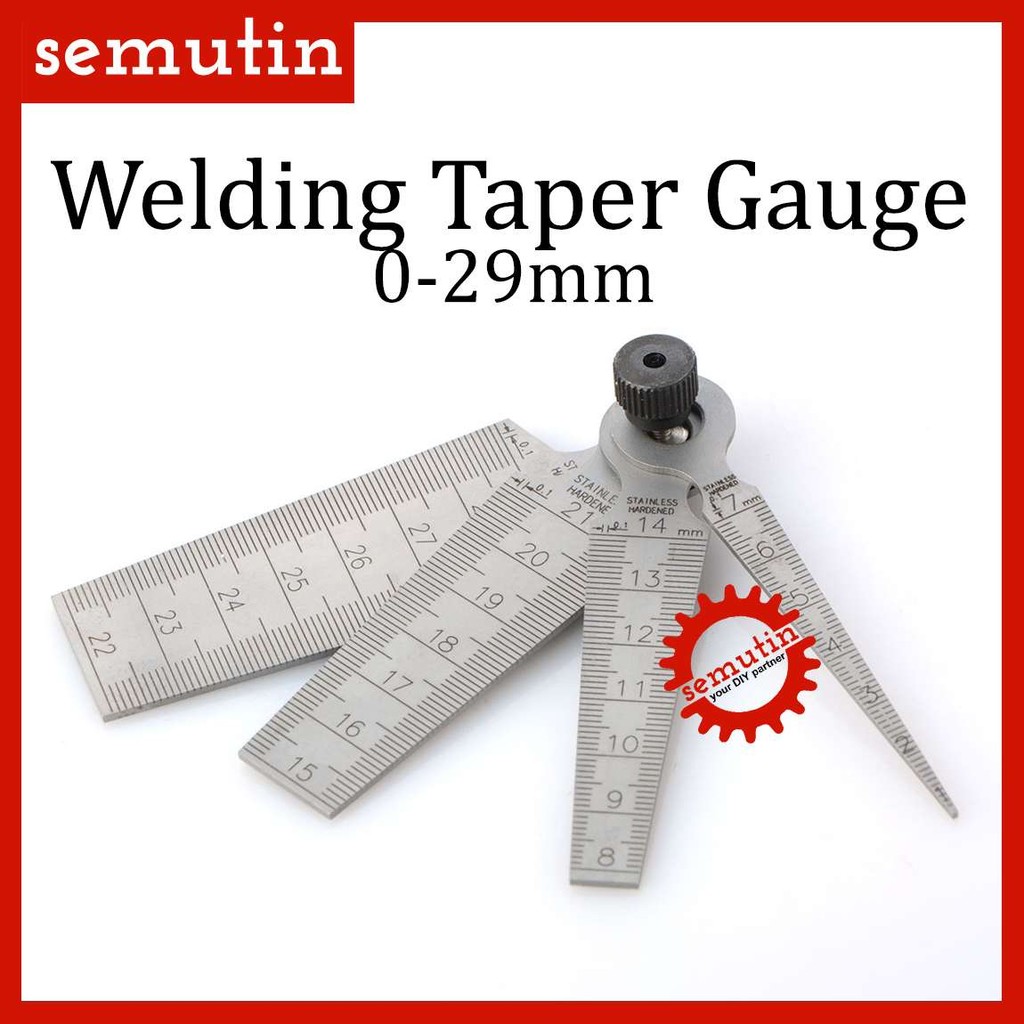 Jual Gauge Taper Feeler 0-29mm AI78 SM / Bore Stainless Hardened / Gap ...