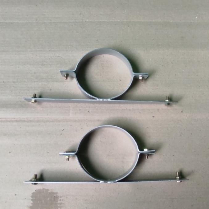 Jual BRACKET CLAMP KLEM BOX PANEL TIANG LISTRIK PJU TEBAL 4 INCH 4 ...