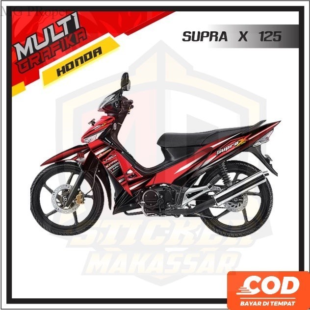 Jual Stiker Striping Decal SUPRA X 125 Motif Varian Multi | Shopee ...