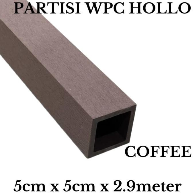 Jual WPC Outdoor Hollow Partisi 5CM X 5CM X 2.9METER | Shopee Indonesia