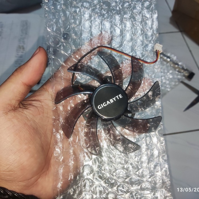 Jual fan vga Gigabyte GTX 750 750ti 670 660 660 95mm 3pin Single Fan ...