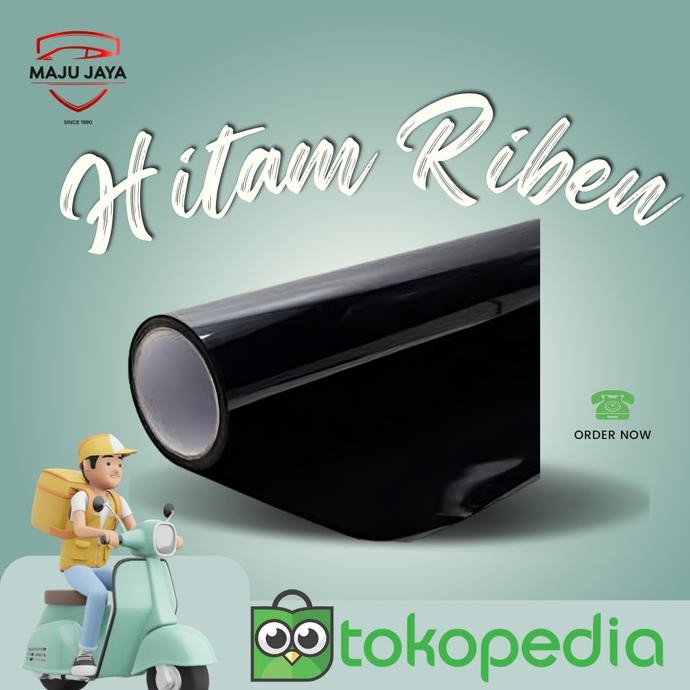 Jual Kaca Film Riben Hitam one way untuk Rumah atau Kantor | Shopee Indonesia