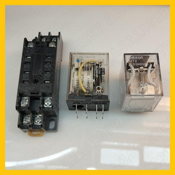 Jual RELAY MY2 220V OMRON 8 PIN MY2 12V OMRON 8 PIN Import Premium ...