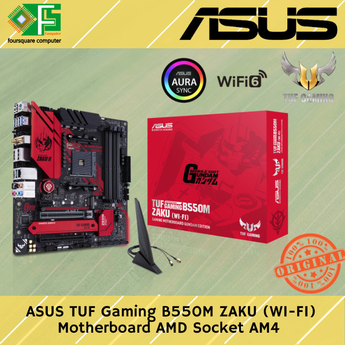 Jual BISA GOSEND! MOTHERBOARD ASUS TUF GAMING B550M ZAKU WI-FI MB AMD ...