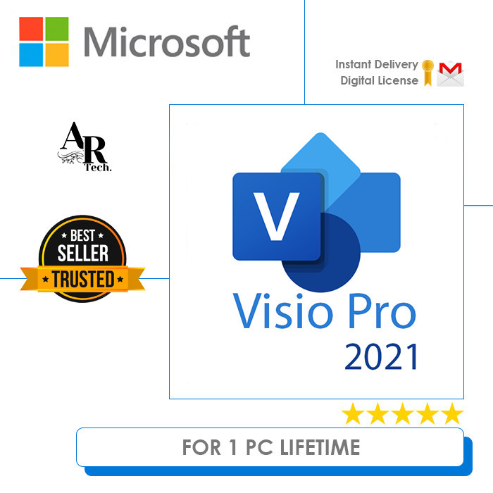Jual Microsoft Visio 2021 Professional Digital License Original ...