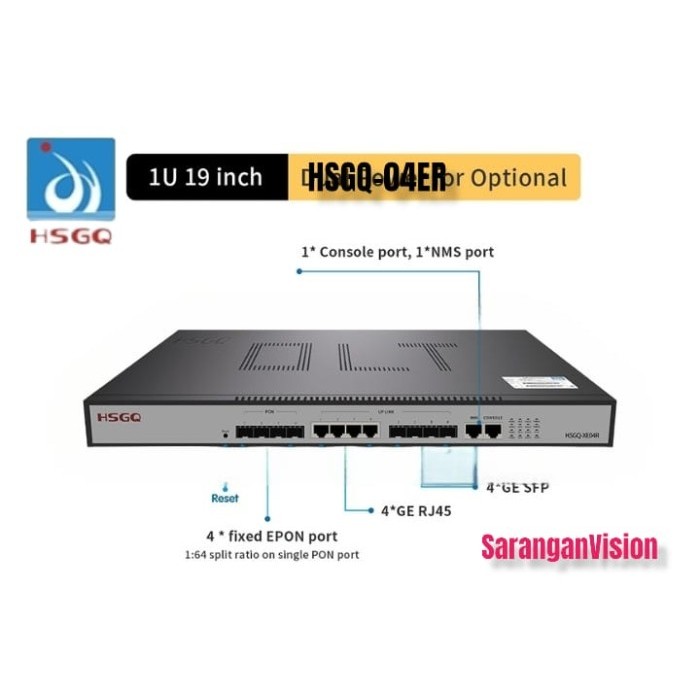 Jual OLT EPON 4 PORT HSGQ INCLUDE MANAGEMENT MONITORING SYSTEM | Shopee ...