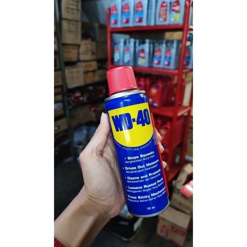 Jual WD - Cairan Pembersih Serba Guna WD-40 191ml ( Anti Karat) | Shopee Indonesia