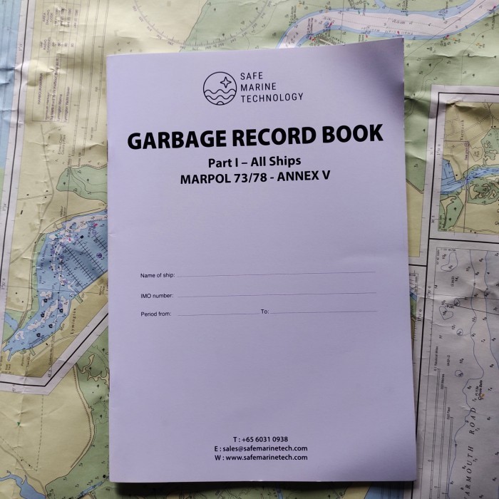 Jual TERBARU! Garbage Record Book Part 1 All Ships ( E-Waste ) | Shopee ...
