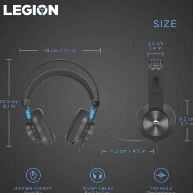 Jual Lenovo Legion H300 Stereo Gaming Headset | Shopee Indonesia