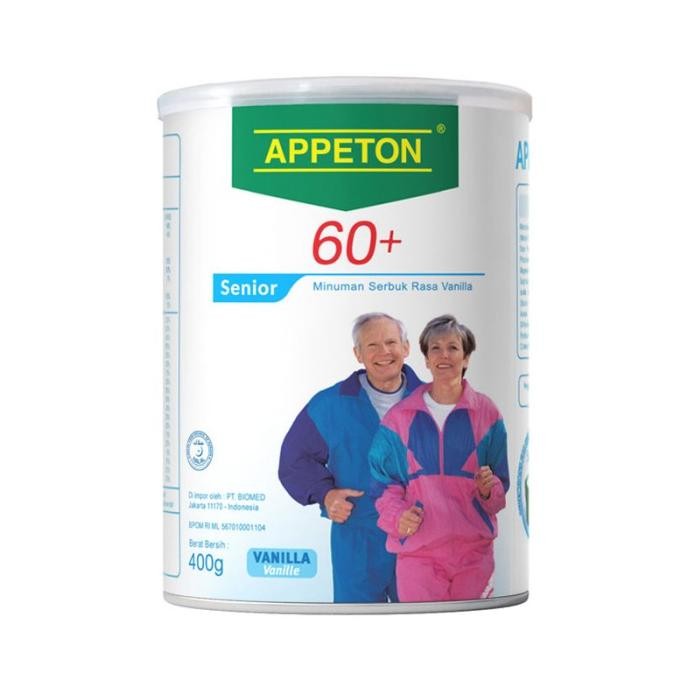 Jual APPETON SENIOR 60 PLUS RASA VANILLA 400 GRAM | Shopee Indonesia