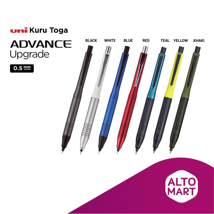 Jual UNI Kuru Toga Advance Upgrade Model Mechanical Pencil 0.5 mm | Shopee Indonesia