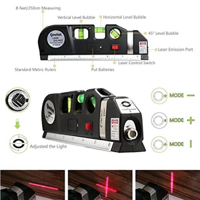 Jual Fixit Levelpro3 Meteran Laser Infrared / Penggaris Waterpass ...