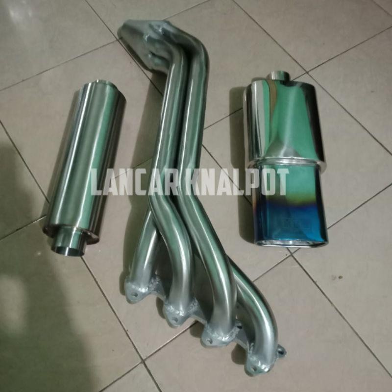 Jual Full Set Jimny Katana Header 41 Panjang Resonator Knalpot | Shopee ...