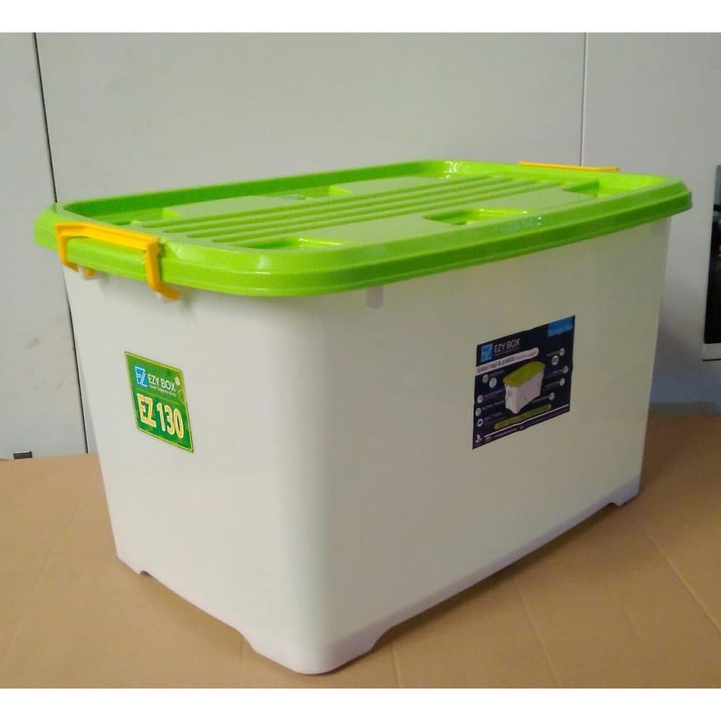 Jual Ezy Box Container Box Plastik 130 Liter Kotak Penyimpanan BESAR ...