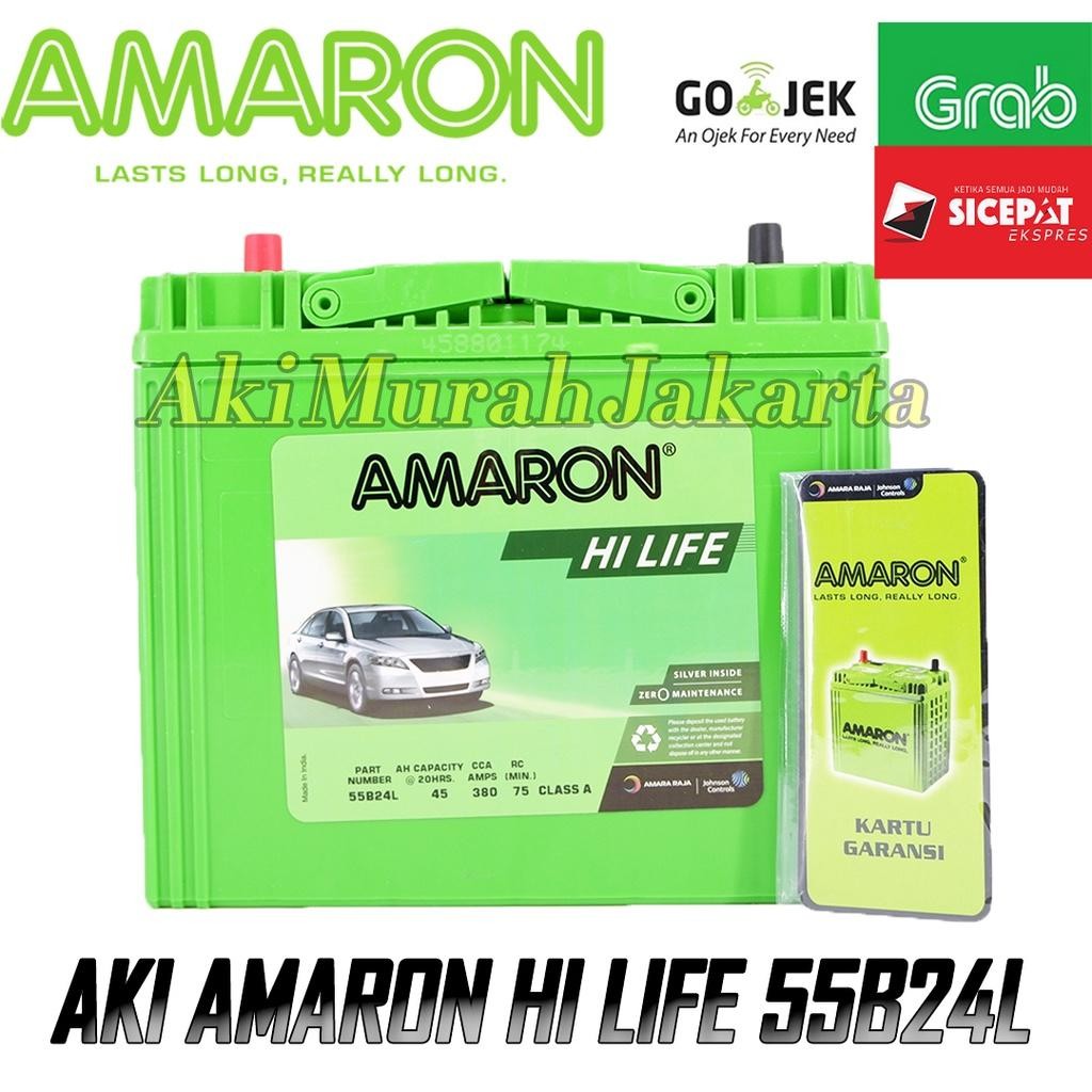 Jual Aki Mobil Nissan Grand Livina Ns60L / 55B24L Amaron Hi-Life 12V / 45Ah | Shopee Indonesia