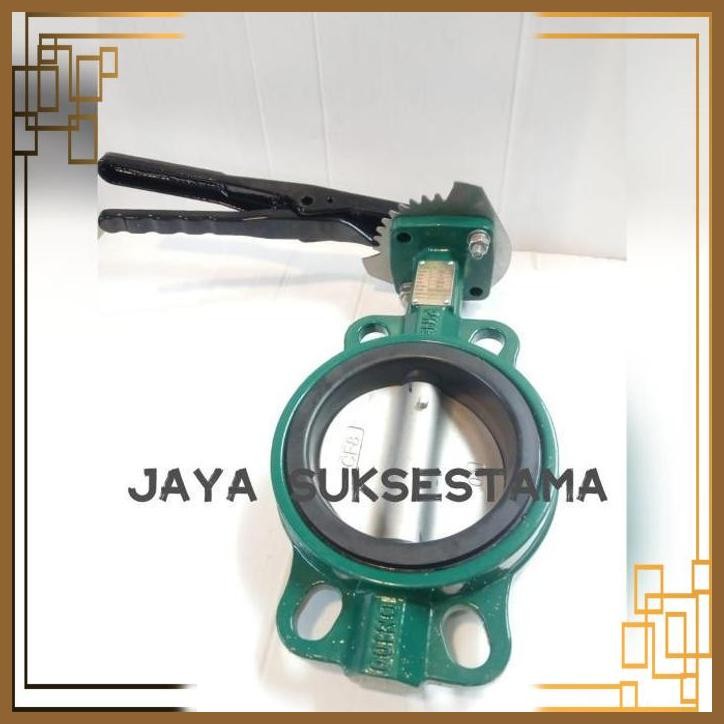 Jual [JST] GALA BUTTERFLY VALVE CAST IRON PN 16 4" INCH DISC SS304 CF8 ...