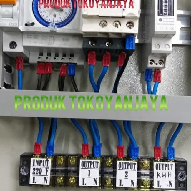 Jual Panel lampu jalan/panel pju/panel lampu taman/panel timer theben ...