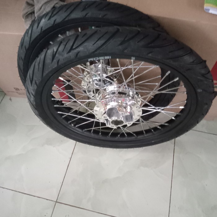 Jual VELG JARI JARI SUPRA X 125 DOUBLE DISK RING 17 X140/140 PLUS BAN ...