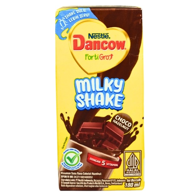 Jual S22587 DANCOW MILKY SHAKE CHOCO HAZELNUT SUSU UHT 180ML MAJU ...