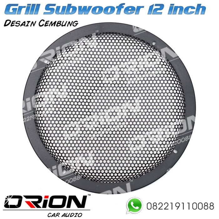 Jual GRILL SUBWOOFER BESI 12 INCH DESAIN CEMBUNG - ORION AUDIO | Shopee ...