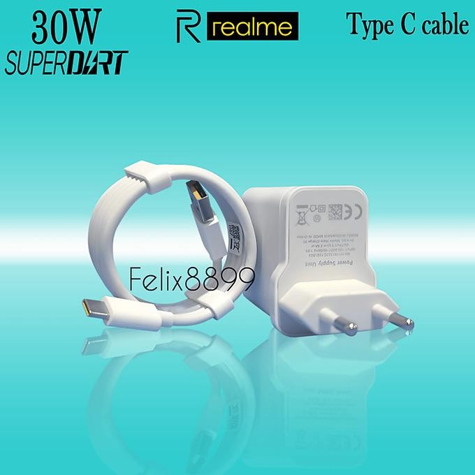 Jual Charger Realme 6 Realme 7 Super Vooc 30Watt Usb Type C Original ...