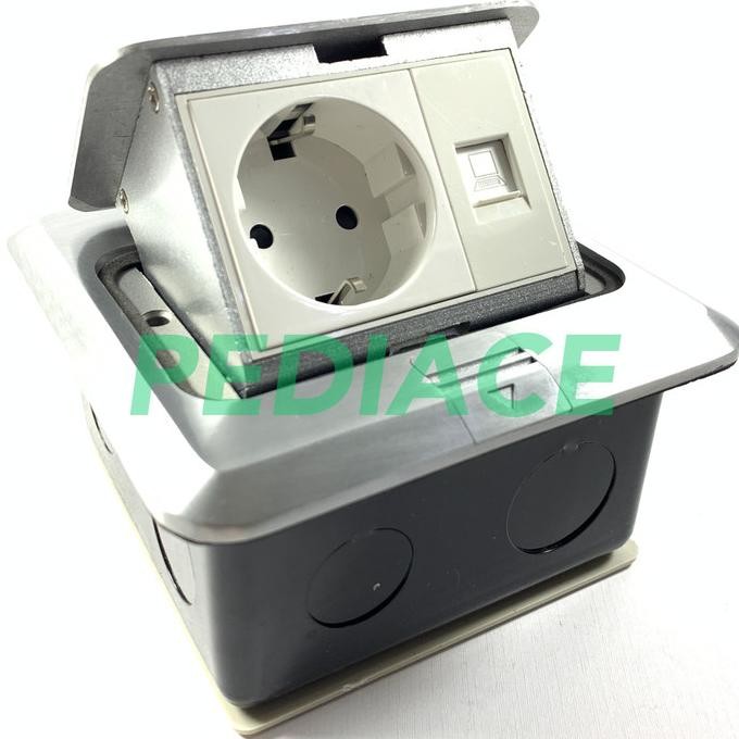 Jual READY STOP KONTAK LANTAI (CP) 10A - STOP KONTAK LANTAI LAN DATA ...