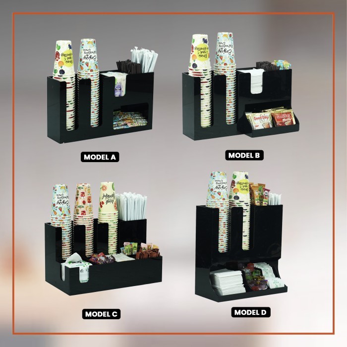 Jual RAK AKRILIK PAPER CUP HOLDER SEDERHANA COMPLETE MODEL C | Shopee ...