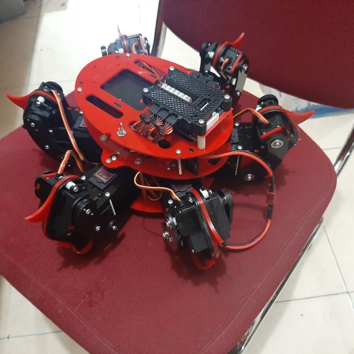 Jual Derty Robot Hexapod Spider Avoid Obstacle Aplikasi Pemadam Api, Mg995, Mg996 | Shopee Indonesia