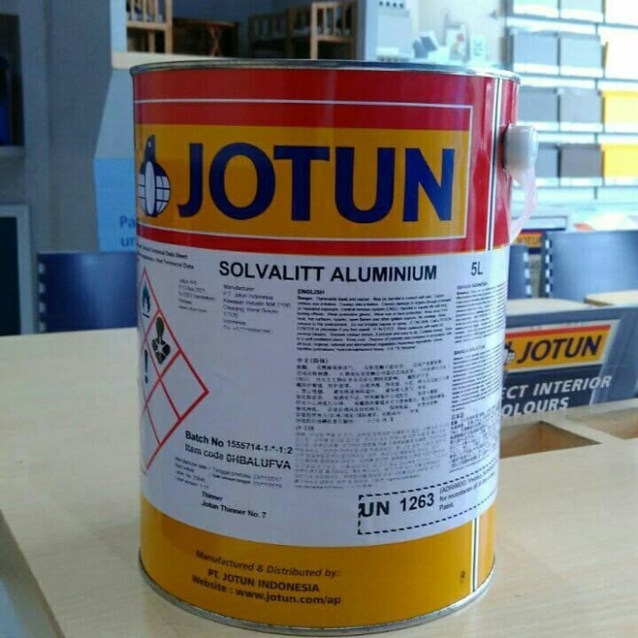 Jual Cat Jotun Solvalitt Zinc Yellow RAL1018 - 5 Ltr | Shopee Indonesia
