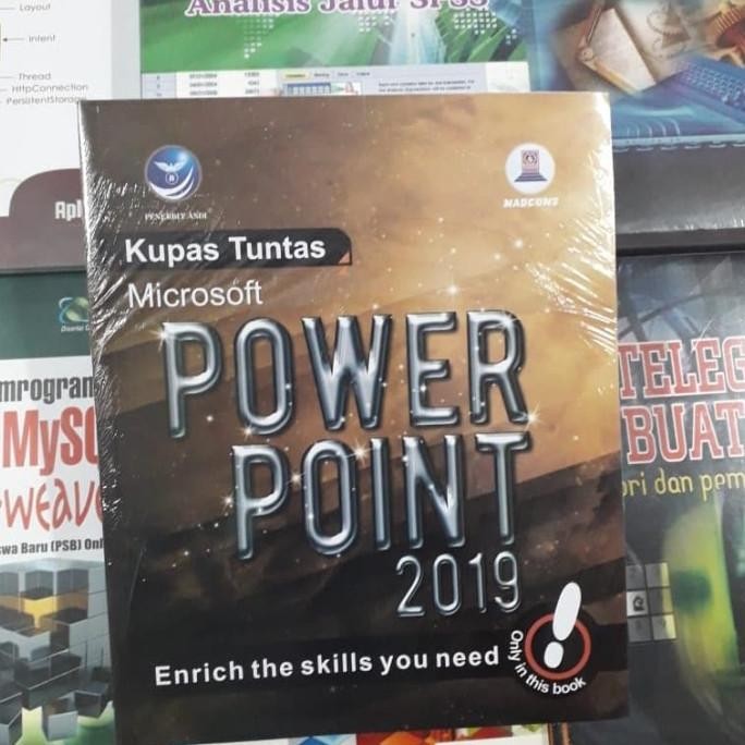 Jual BUKU KUPAS TUNTAS MICROSOFT POWER POINT 2019 - TERLARIS | Shopee Indonesia