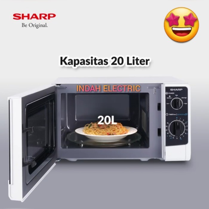 Jual MICROWAVE SHARP R 220MA-WH 20LITER LOW WATT TERBARU | Shopee Indonesia