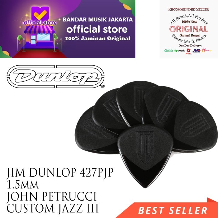 Jual JIM DUNLOP 427PJP 1,5mm JOHN PETRUCCI CUSTOM JAZZ III GUITAR PICK ...
