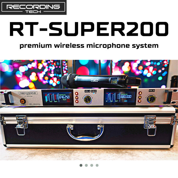Jual Microphone Wireless RT-Super200 True Diversity System Untuk Konser ...