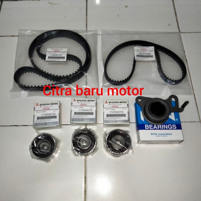 Jual TERBARU! teming timing belt set Mitsubishi Triton gls 2.5 pajero ...